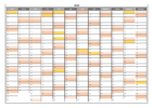 Calendrier 2018 Excel modifiable et gratuit | Excel-Malin.com