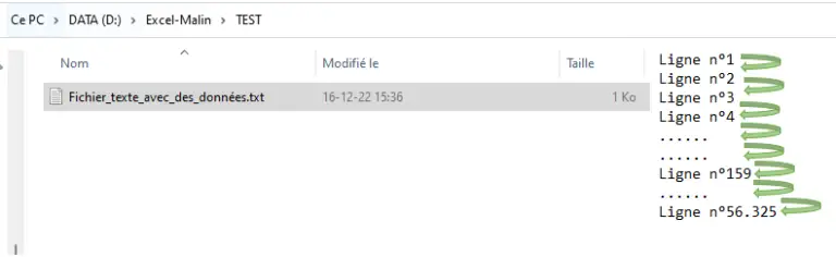 VBA: lire un fichier texte ligne par ligne | Excel-Malin.com VBA: lire un fichier texte ligne par ligne | Excel-Malin.com