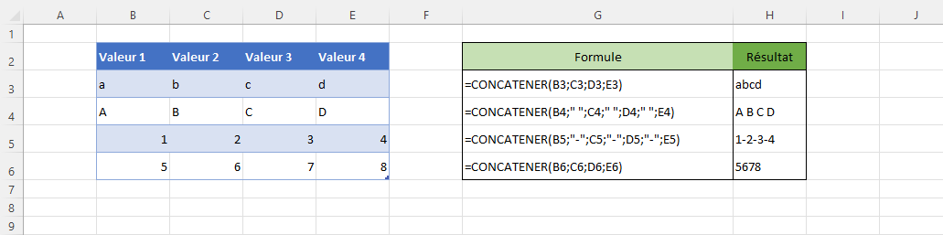 Excel: CONCATÉNATION pour les nuls (et les autres)